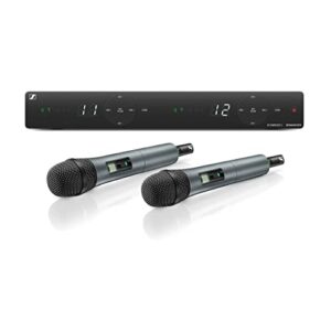 sennheiser pro audio xsw 1-825 dual-a channel wireless microphone system,black