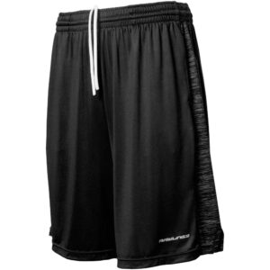 rawlings launch training youth baseball shorts, black, small