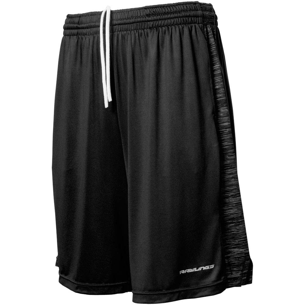 Rawlings Launch Training Youth Baseball Shorts, Black, Small