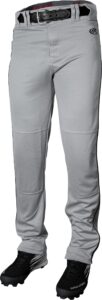 rawlings | launch series full length baseball pants | adult medium | grey/black