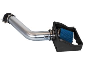 cold air intake system with heat shield kit + filter combo blue compatible for 09-10 ford f150 / 07-14 ford expedition/lincoln navigator 5.4l v8