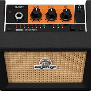 Orange Crush Mini Guitar Amplifier Combo 3 Watts, Black