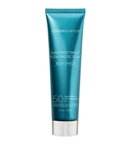 colorescience sunforgettable total protection spf 50 body shield, 4 fl. oz (pack of 1)