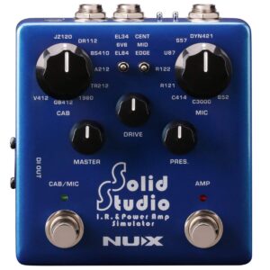 nux studio series solid studio amp simulator ir loader (l)