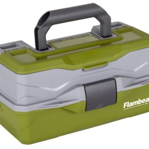 Flambeau Outdoors Hard Tackle Boxes Flambeau 6381TB 1- Tray Hard Tacklebox-Green