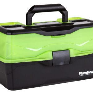 Flambeau Outdoors Hard Tackle Boxes Flambeau 6381TB 1- Tray Hard Tacklebox-Green