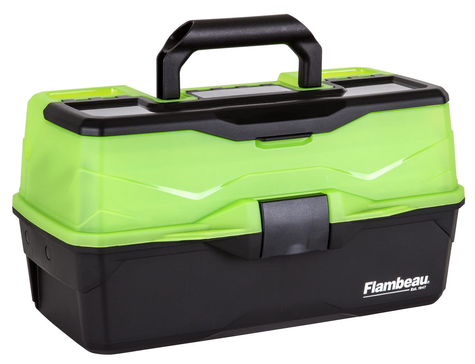 Flambeau Outdoors Hard Tackle Boxes Flambeau 6381TB 1- Tray Hard Tacklebox-Green