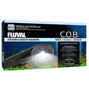 fluval c.o.b. (chip on board) nano aquarium led lighting, 6.5 watts