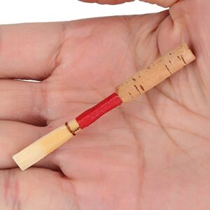 Beginner Oboe Reed Medium Soft,5pcs Oboe Reeds,Strength Medium Oboe Reed,Oboe Cork Reed,Soft Handmade Oboe Reed With Plastic Case/Tube For Beginners Oboe Accessories Professional Oboe Reed medium soft