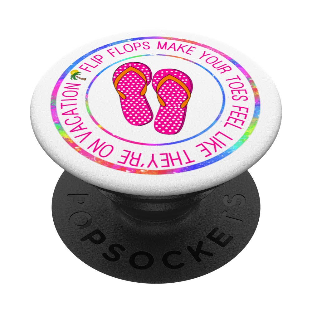 Flip Flops Make Your Toes Feel Like They're On Vacation PopSockets PopGrip: Swappable Grip for Phones & Tablets