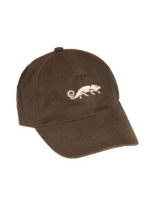 natural gear waxed canvas logo cap (brown)