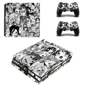 vanknight vinyl decal skin stickers cover anime for ps4 pro console playstation 4 controllers funny anime girl