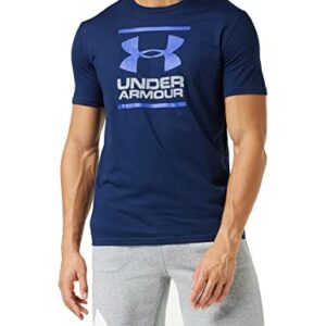 Under Armour Men's Global Foundation Short-Sleeve T-Shirt , Academy Blue (408)/Royal Blue, Large