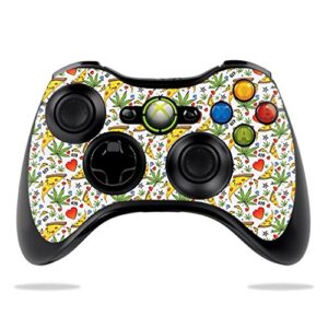 mightyskins skin compatible with microsoft xbox 360 controller - munchies | protective, durable, and unique vinyl decal wrap cover | easy to apply, remove, and change styles | made in the usa