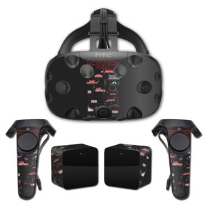 mightyskins skin compatible with htc vive full coverage - strange map | protective, durable, and unique vinyl decal wrap cover | easy to apply, remove, and change styles | made in the usa