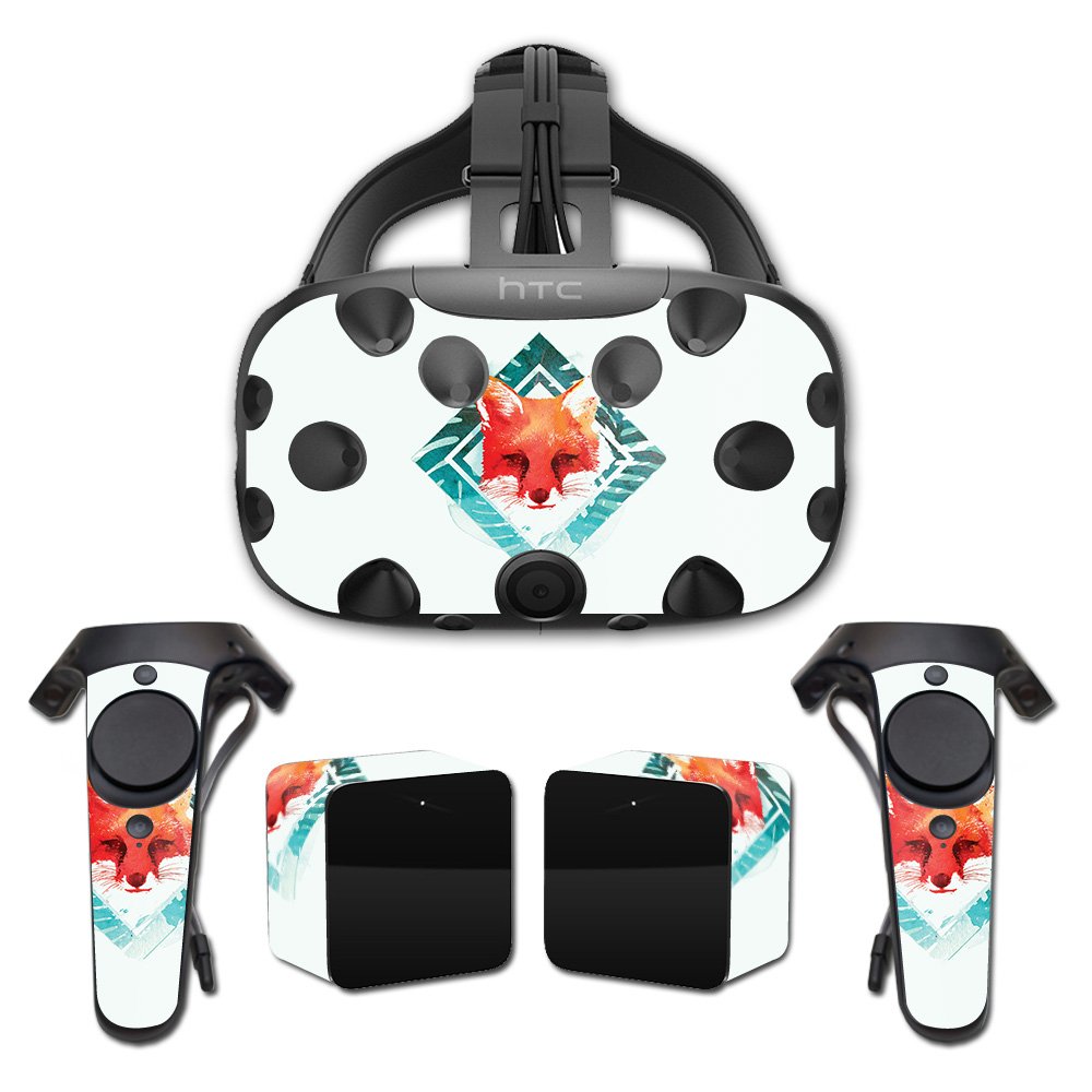 MightySkins Skin Compatible with HTC Vive Full Coverage - Tropical Fox | Protective, Durable, and Unique Vinyl Decal wrap Cover | Easy to Apply, Remove, and Change Styles | Made in The USA