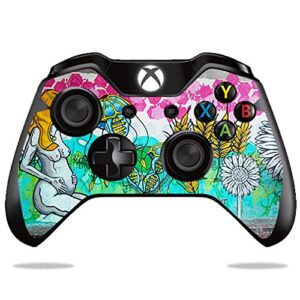 mightyskins skin compatible with microsoft xbox one or one s controller - mother garden | protective, durable, and unique vinyl wrap cover | easy to apply, remove, and change styles | made in the usa