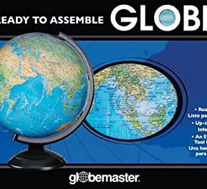 Replogle 12" RTA -Ready to Assemble World Globe (30cm diameter) blue