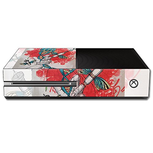 MightySkins Skin Compatible with Microsoft Xbox One - Red Grasp | Protective, Durable, and Unique Vinyl Decal wrap Cover | Easy to Apply, Remove, and Change Styles | Made in The USA