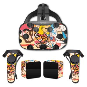 mightyskins skin compatible with htc vive full coverage - i cant see | protective, durable, and unique vinyl decal wrap cover | easy to apply, remove, and change styles | made in the usa