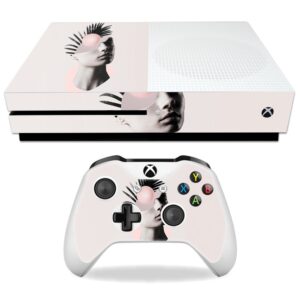 mightyskins skin compatible with microsoft xbox one s - empty mind | protective, durable, and unique vinyl decal wrap cover | easy to apply, remove, and change styles | made in the usa