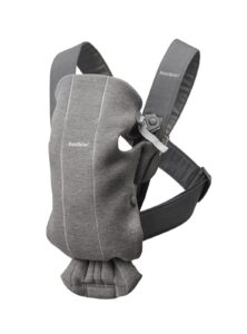 babybjörn baby carrier mini, 3d jersey, dark gray