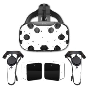 mightyskins skin compatible with htc vive full coverage - pixel pattern | protective, durable, and unique vinyl decal wrap cover | easy to apply, remove, and change styles | made in the usa