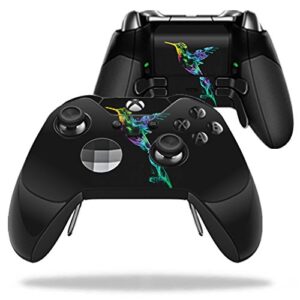 mightyskins skin compatible with microsoft xbox one elite controller - strange smoke | protective, durable, and unique vinyl wrap cover | easy to apply, remove, and change styles | made in the usa