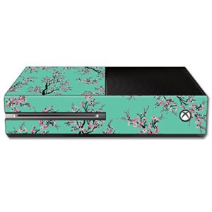 mightyskins skin compatible with microsoft xbox one - cherry blossom tree | protective, durable, and unique vinyl decal wrap cover | easy to apply, remove, and change styles | made in the usa