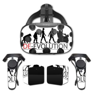 mightyskins skin compatible with htc vive full coverage - deevolution | protective, durable, and unique vinyl decal wrap cover | easy to apply, remove, and change styles | made in the usa