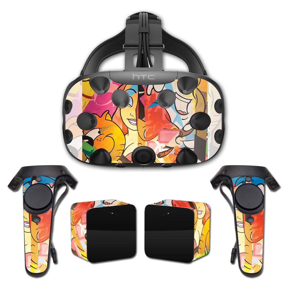 MightySkins Skin Compatible With HTC Vive Full Coverage - Cartoon Smiles | Protective, Durable, and Unique Vinyl Decal wrap cover | Easy To Apply, Remove, and Change Styles | Made in the USA