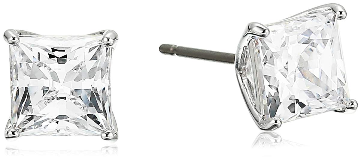 Swarovski Attract Rhodium Plated Stud Earrings