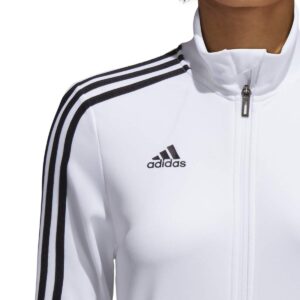 adidas Women’s Alphaskin Tiro Training Jacket, White/Black, X-Small