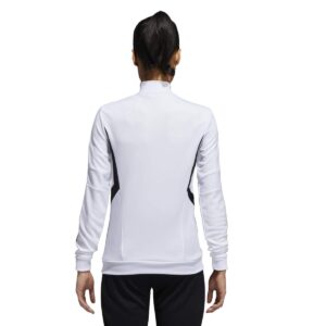 adidas Women’s Alphaskin Tiro Training Jacket, White/Black, X-Small