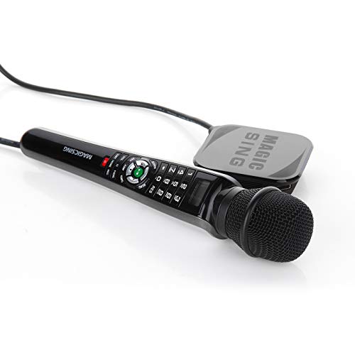 New MagicSing E-1 Smart Home Karaoke System Microphone Stream 10,000+ English/American Songs · Requires WiFi · Free 12-Month Subscription Code for Tagalog Hindi Korean Spanish Russian