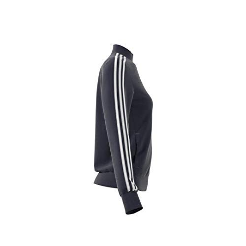 adidas Women’s Essentials 3-stripes Tricot Track Jacket, Legend Ink/White, X-Small