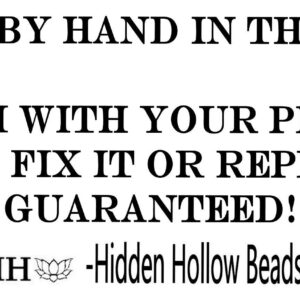 Hidden Hollow Beads Cancer Awareness Beaded Stretch Bracelet, Will Fit Most Wrists, Show support or Wear in Memory, Comes Packaged. (Pancreatic Cancer - Dark Purple)