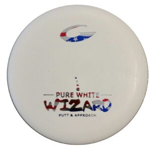 gateway wizard pure white disc golf putter approach disc (173-176)