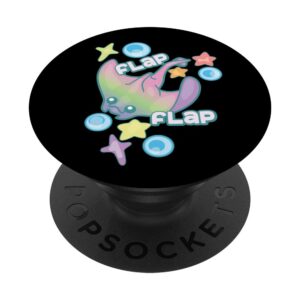 flap flap stingray popsockets popgrip: swappable grip for phones & tablets