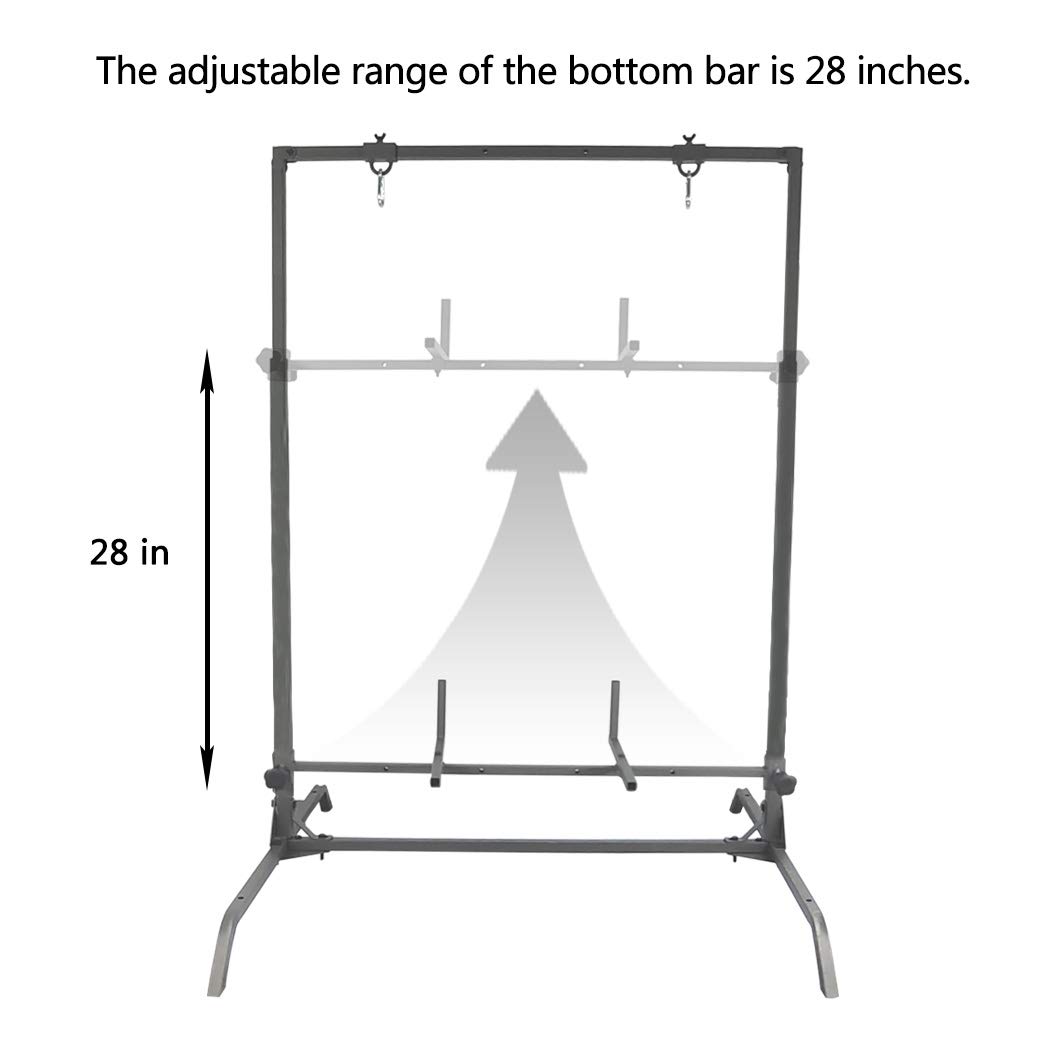 Highwild Archery Target Stand for Bag Targets Block Cube Foam - Larger Range - Multi-Function - Flexible - Durable