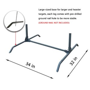 Highwild Archery Target Stand for Bag Targets Block Cube Foam - Larger Range - Multi-Function - Flexible - Durable