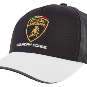 Lamborghini 2020 Adult Squadra Corse Travel Cap Black/Grey/White