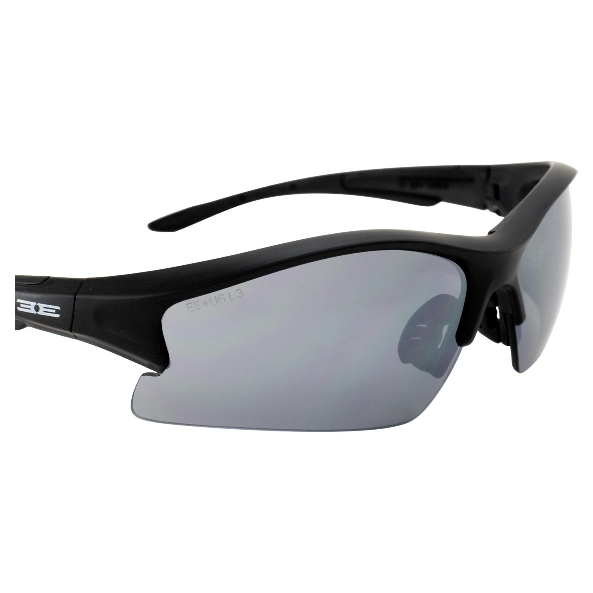 Epoch Eyewear Golf Sport Sunglasses Black with Smoke Lens and Black with Amber Lens