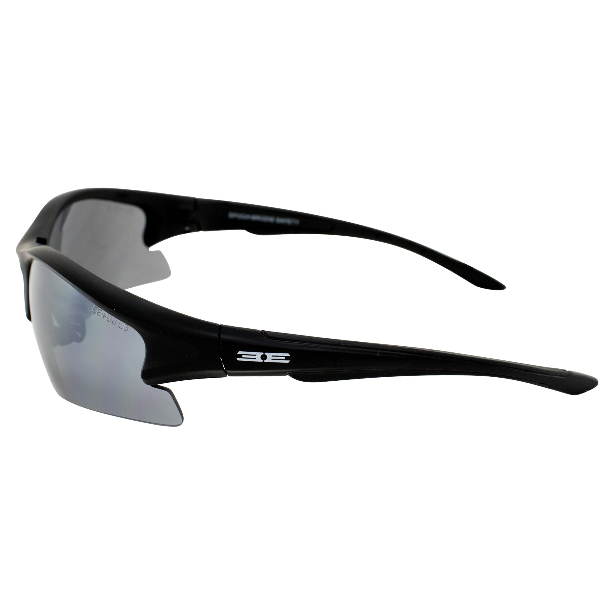 Epoch Eyewear Golf Sport Sunglasses Black with Smoke Lens and Black with Amber Lens