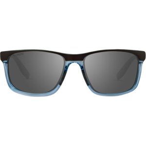 Epoch Eyewear Delta Sunglasses 2 Pair Crystal Blue Black Frame Smoke Lens Blue Mirror Lens