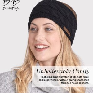 Brook + Bay Ear Warmer Headband For Women - Ear Covers For Cold Weather, Winter Headband, Fleece Headband & Knit Ear Warmer Headband