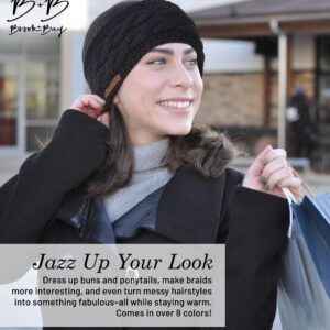 Brook + Bay Ear Warmer Headband For Women - Ear Covers For Cold Weather, Winter Headband, Fleece Headband & Knit Ear Warmer Headband