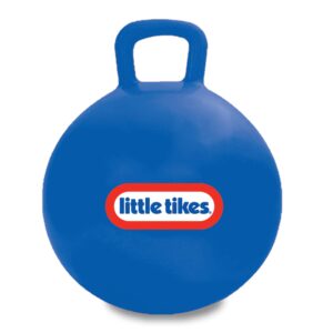 little tikes bouncing fun! blue hopper 9301b - mega 18" inflatable heavy gauge durable vinyl ball - deflates easily for storage - exercise learning fun? yes - use that energy! for kids ages 4-8