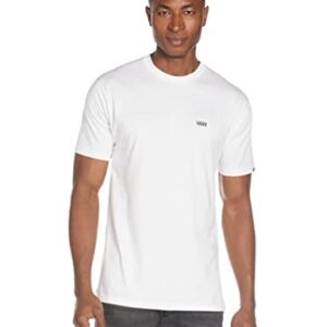 Vans Guys' Short Sleeve Left Chest Logo Tee White L