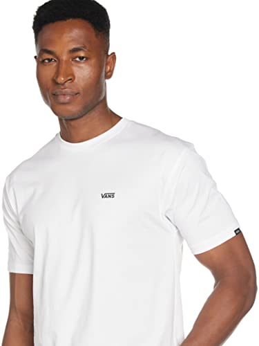 Vans Guys' Short Sleeve Left Chest Logo Tee White L